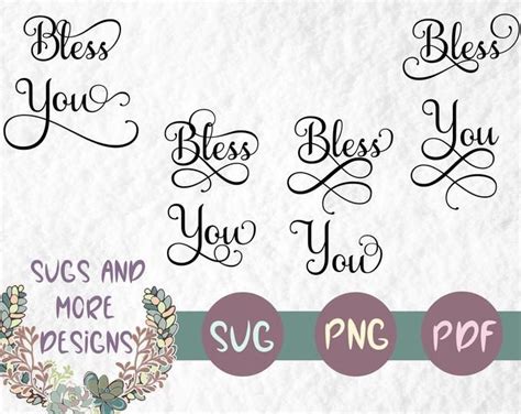 Bless You Svg Bless You Svg Bundle Bless You Jars Christian Etsy