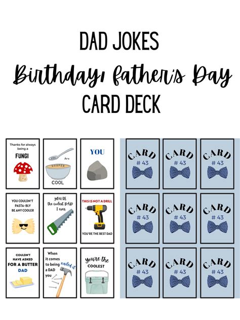 Dad Joke Birthday Card T Printable Custom Age Leenas Perfect