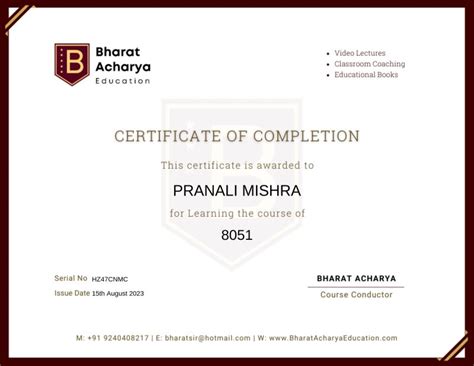 Pranali Mishra On Linkedin Connections Microcontroller Assembly Certificationcomplete