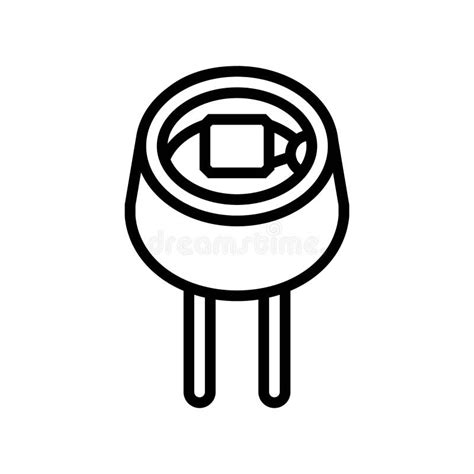 Light Intensity Sensor Module Line Icon Vector Illustration Stock Vector Illustration Of Item