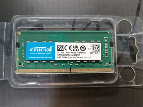 8gb Ddr4 3200mhz Laptop Ram Computers And Tech Parts And Accessories Other Accessories On Carousell