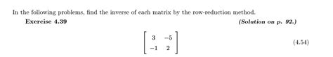 solved in the following problems find the inverse of each