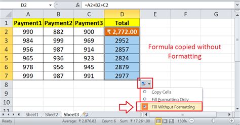 How To Copy A Formula In Excel Data Calculation Free Online Tutorial