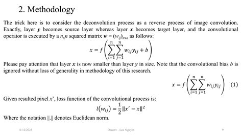 Simple Image Deconvolution Based On Reverse Image Convolution And Backpropagation Algorithm Ppt