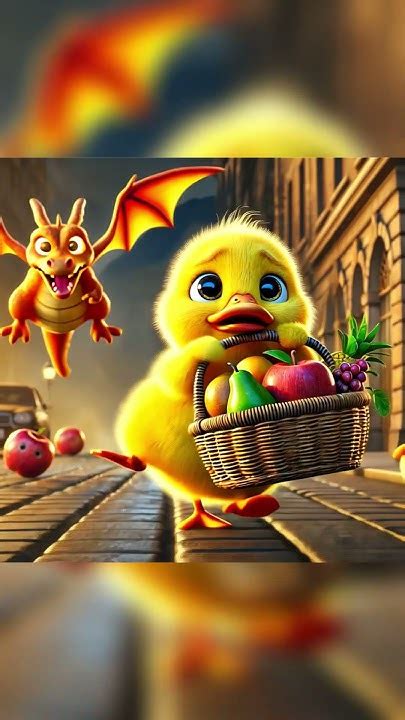 Poor Duckling Fruit Basket And Little Dragon Youtube