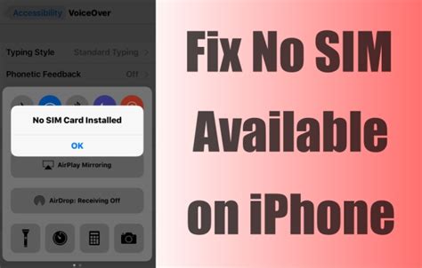 How To Fix No SIM Available On IPhone IOS