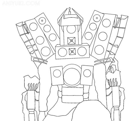 Skibidi Toilet Coloring Pages Aniyuki Com