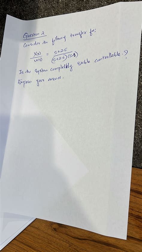 Solved Question 2consider The Following Trangfer