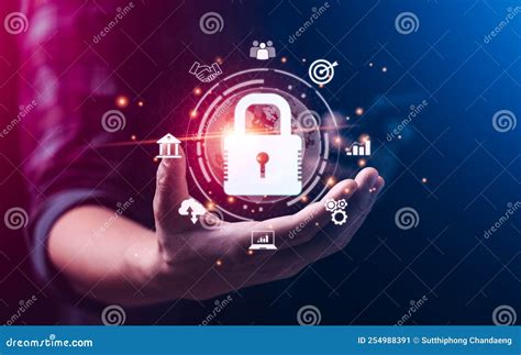 Cybersecurity And Privacy Concepts To Protect Data Businessman