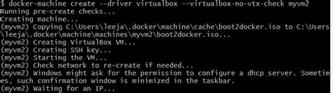 Issue Docker Machine This Computer Doesnt Have Vt Xamd V Enabled