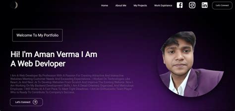 Aman Verma On Linkedin Portfoliowebsite Reactjs Webdevelopment