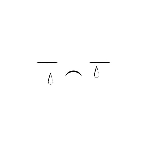 To Cry Face Vector Icon Illustration 23036183 Vector Art At Vecteezy