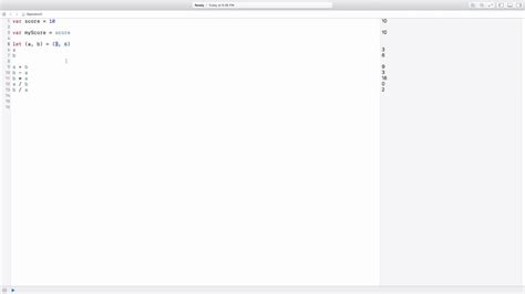 Swift3 Arithmetic And Assignment Operators Youtube