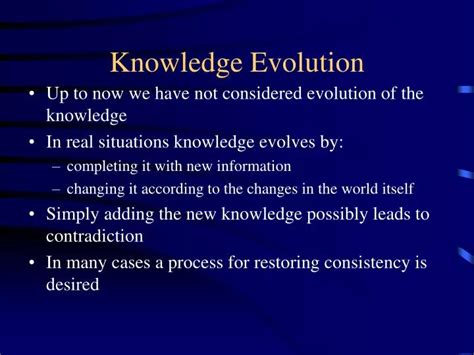 Ppt Knowledge Evolution Powerpoint Presentation Free Download Id