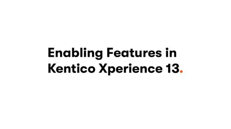 Kentico Developer Hub Kentico