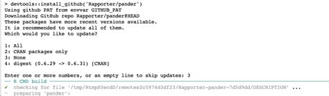 R安装github包出现 Failed To Install ‘unknown Package‘ From Githuberror Failed To Install Unknown
