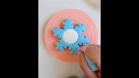 Новогодний пряник «Снежинка Мастер класс росписи глазурью без трафарета Youtube