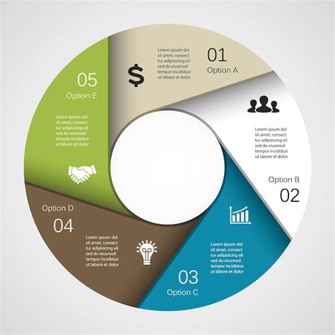 Premium Vector Vector Circle Infographic Template For Diagram Graph Presentation And Chart