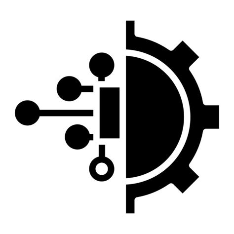 Premium Vector Automation Line Illustration