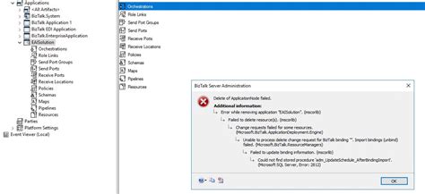 Biztalk What Does Admupdatescheduleafterbindingimport Do Stack