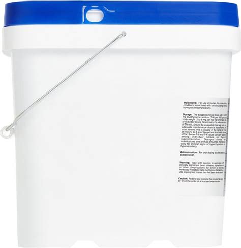 Thyro L Levothyroxine Sodium Powder For Horses 10 Lb Easy Refills