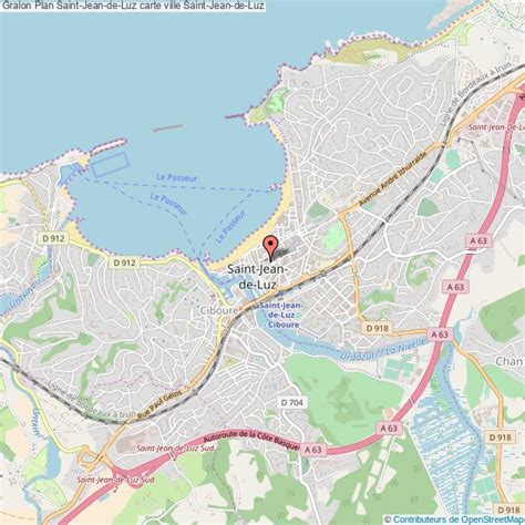 Plan Saint Jean De Luz Carte Ville Saint Jean De Luz