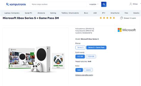Xbox Series S w obniżonej cenie. Za darmo dostajesz także Game Pass ...