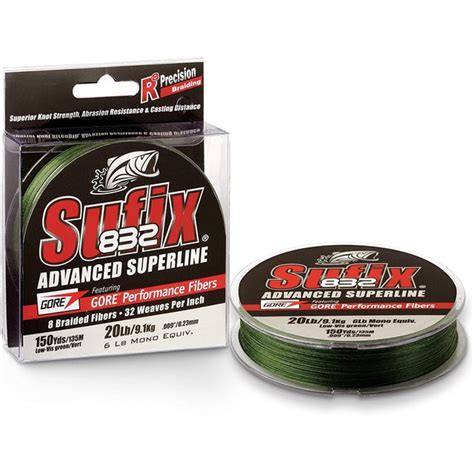 Sufix 832 Advanced Superline Braid Usa Rating 275mt 300yd Lo V