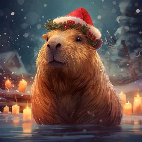 Merry Capybara Christmas 🎅🌲
