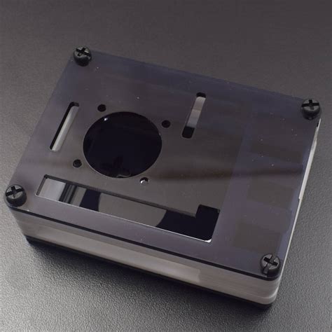 Raspberry Pi 4 7 Layer Acrylic Case Black And White Layer 7 Layers