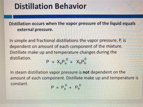 Solved Both Miscible Fractional And Simple Distillations