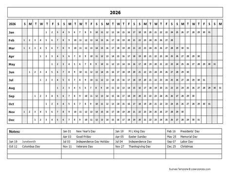 Next Year Calendar 2026 Calendar 2026 Template Set Vector Week Starts