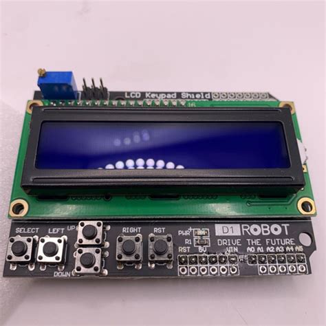 1602 lcd 16x2 keypad shield for arduino blue screen mm