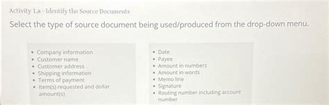 solved activity 1 a ﻿identify the source documentsselect