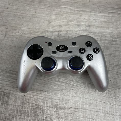 Logitech Playstation 2 Ps2 Cordless Action Controller G X2d11 Silver No Dongle Ebay