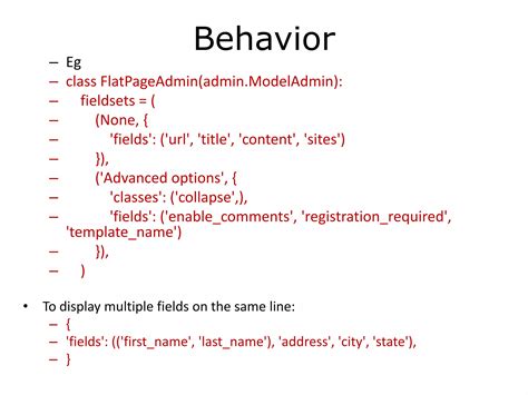 Django Admin Interface Pptx
