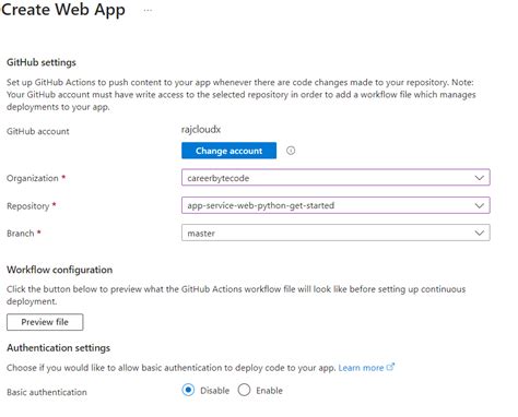 Azure Webapp Python Deployment