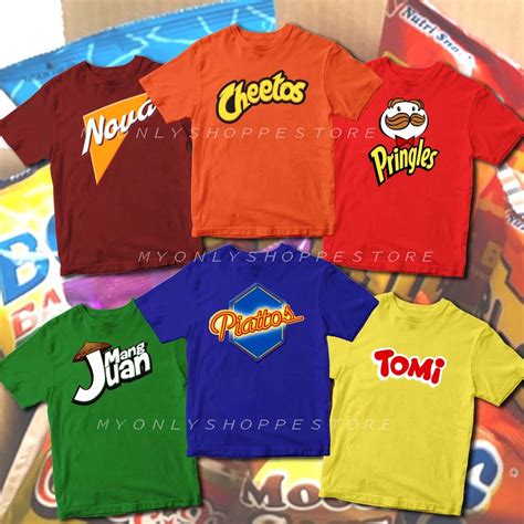 Pinoy Snacks Tshirt Statement Tee My Only Shoppe Tomi Mang Juan Piatos