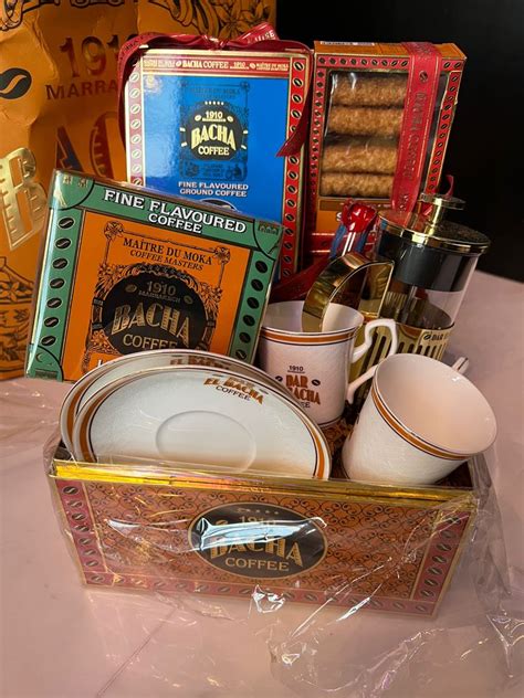 Bacha Coffee Set With Coffee Cup Saucer And Coffee Press Food And Drinks