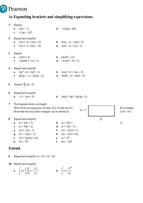 A Level Maths Lovely Noice 1a Expanding Brackets And Simplifying