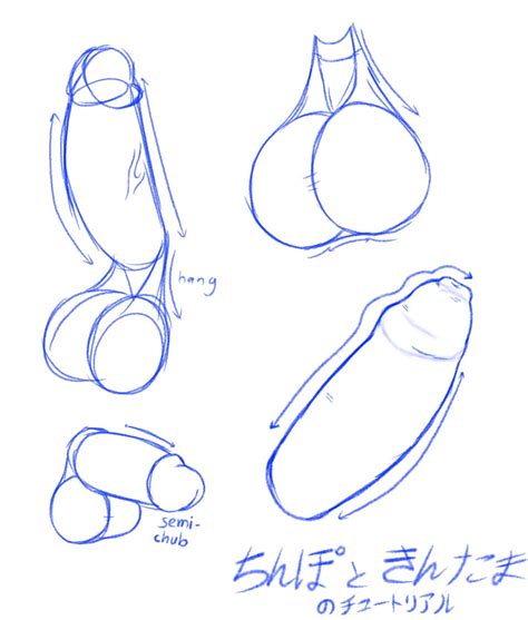 Rule 34 1boy Balls Ballsack Blue Lines Dangling Testicles Dick