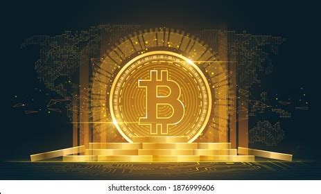 Bitcoin Mining Royalty Free Stock SVG Vector And Clip Art