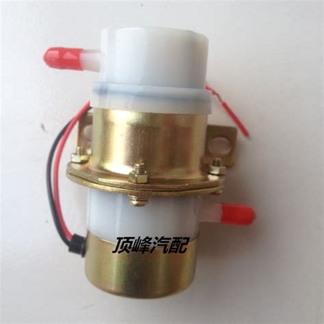 12v 24v汽车摩托车改装外置电子泵汽油泵柴油抽油泵防腐防水油管虎窝淘