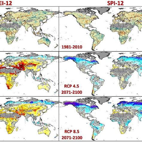 Top Panels Drought Frequency Df Events Per Decade In 1981 2010
