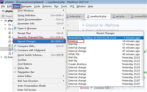 phpstorm误删除的文件或文档找回方式 gentlemanwuyu 博客园