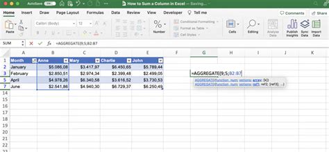 How To Sum A Column In Excel Easy Ways Layer Blog