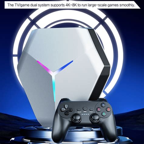 X10 5g Wifi 4k 8k 게임 콘솔 듀얼 시스템 클라우드 컴퓨터 게임 상자 Eu 플러그 사양 더블 핸들 128g