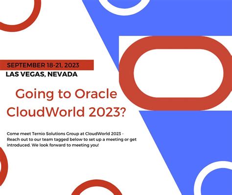 Ternio Solutions Group On Linkedin Epm Erp Bi Cloudworld Oracle Oraclecloud