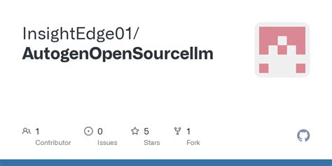 Github Insightedge Autogenopensourcellm