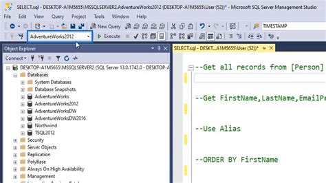 Sql Select Statement An Introduction Quant Insights Network